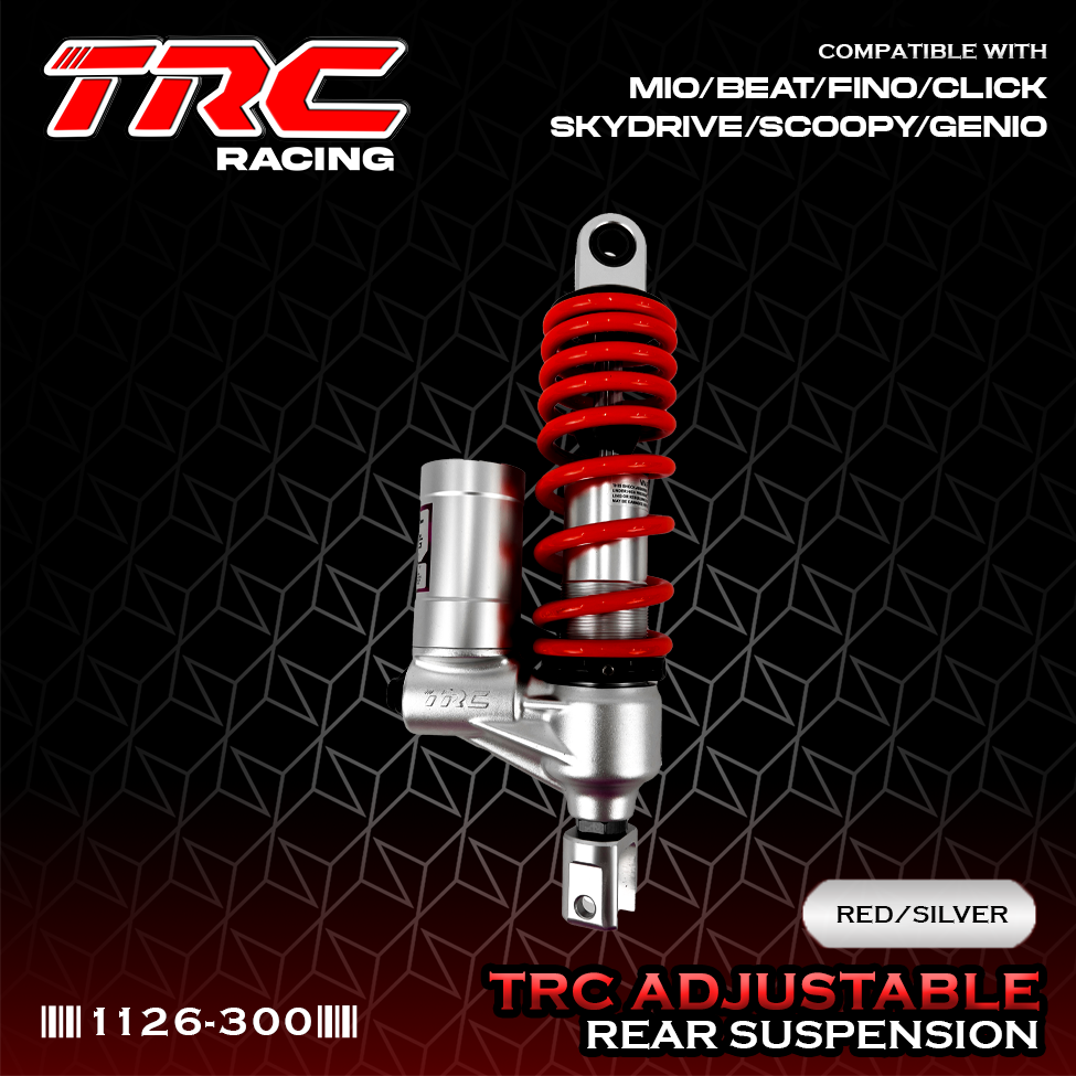 TRC Racing ADJUSTABLE REAR SHOCK SUSPENSION FOR MIO/BEAT/FINO/SKYDRIVE ...