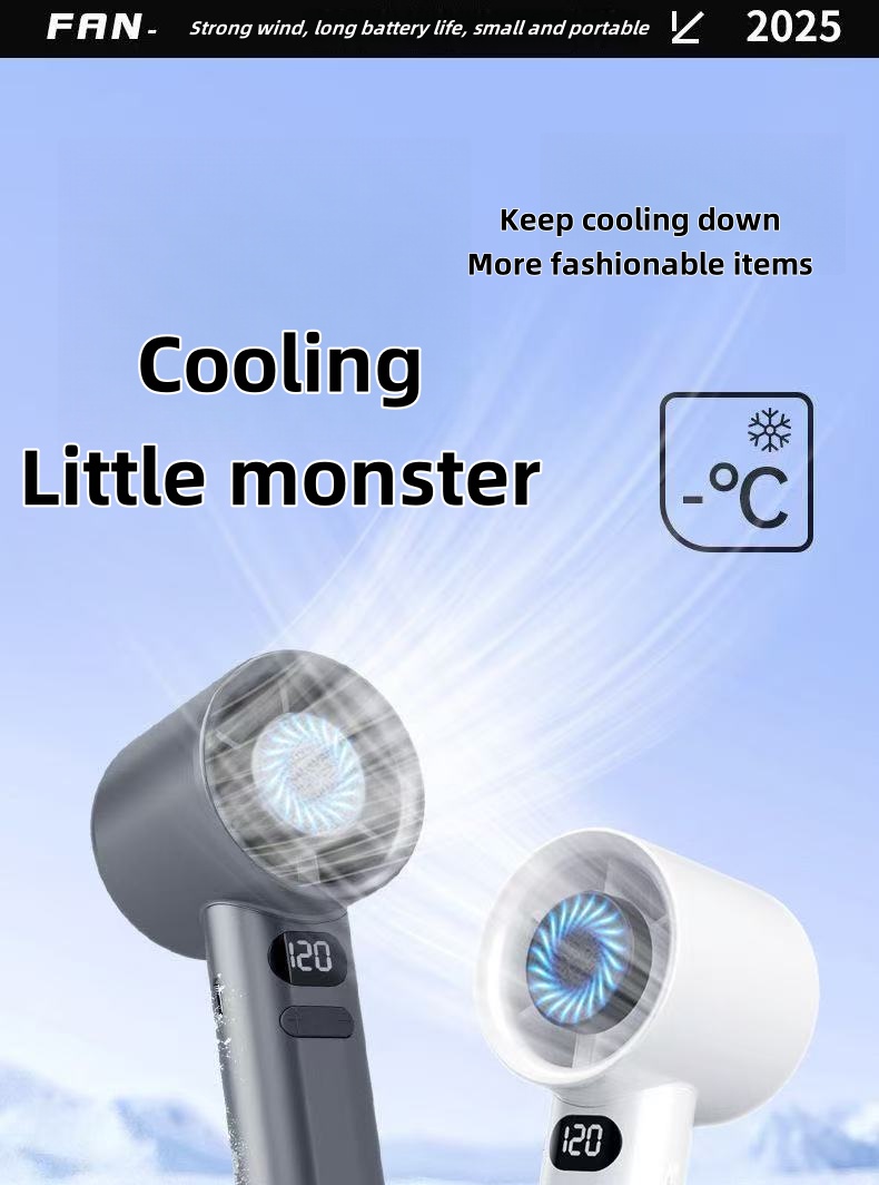 Handheld fan mini fan multi-level wind power portable small fan S-51 ...