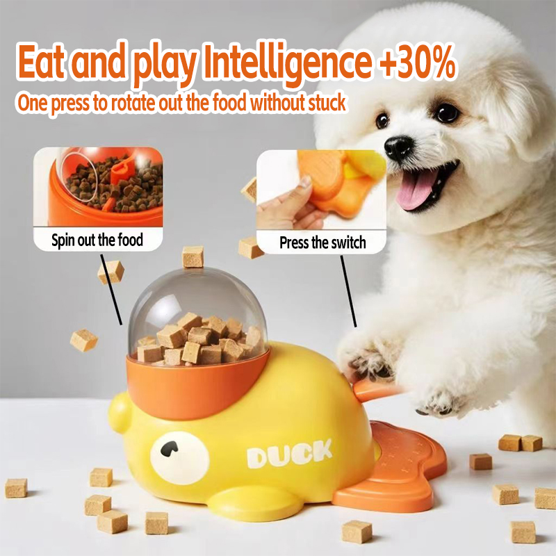 Interactive Dog Puzzle Feeder Toy Pet Food Treats Dispenser Feeder Toy ...