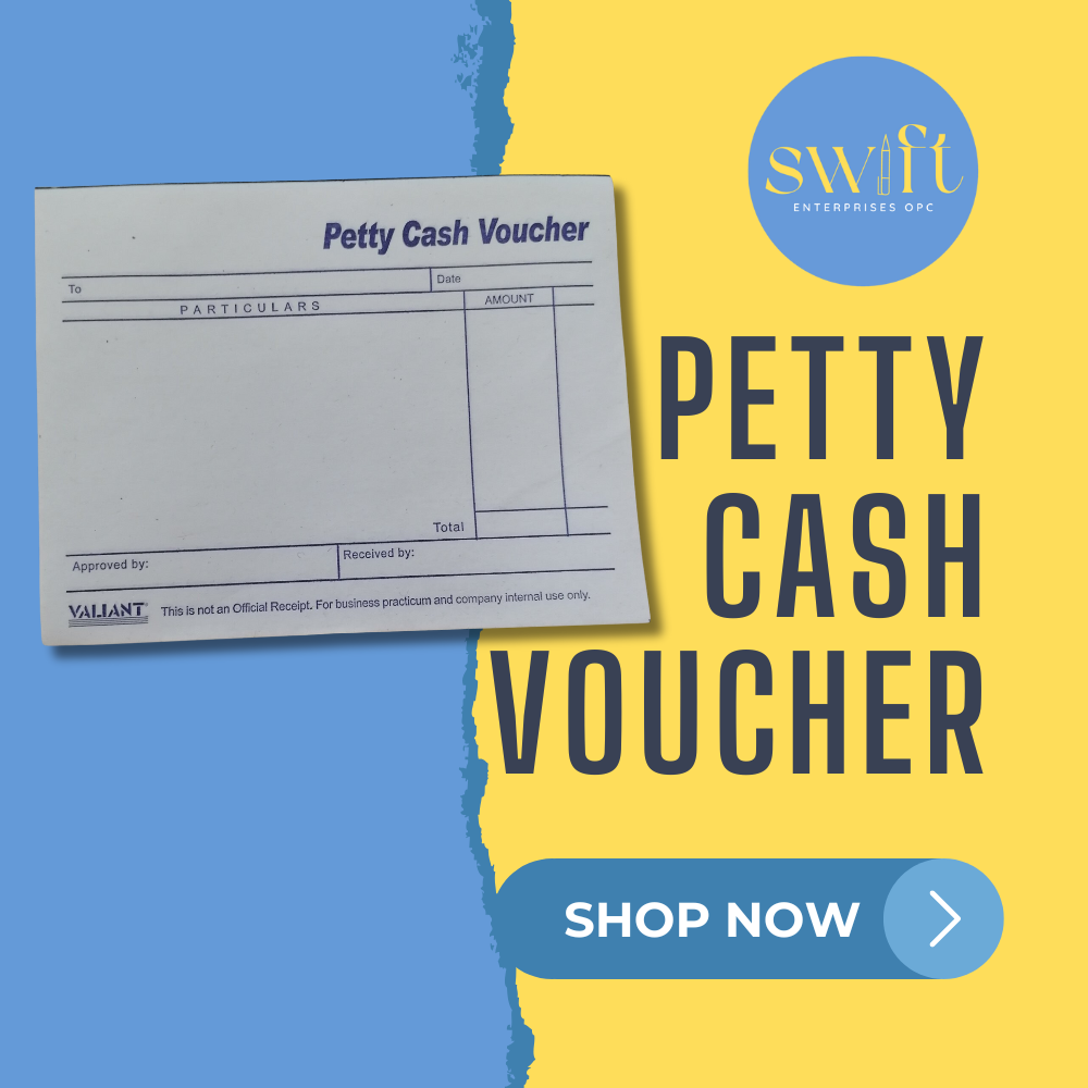 Petty Cash Vouchers Pad –3 or 10 Pads | Shopee Philippines