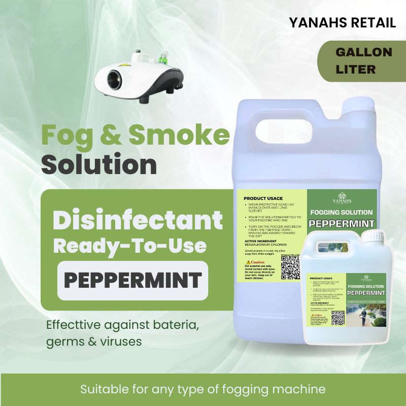 PEPPERMINT Scent Fogging Disinfectants Solution -Suitable for Fogging ...
