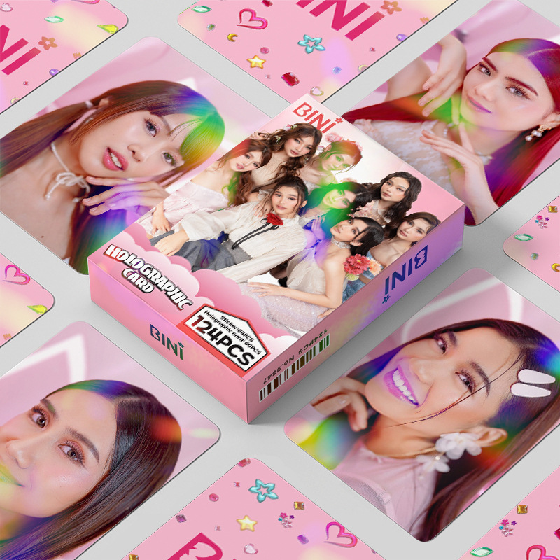 〔124PCS〕124pcs/set Photocards BINI Card Album Idol Group BINI SEVENTEEN ...
