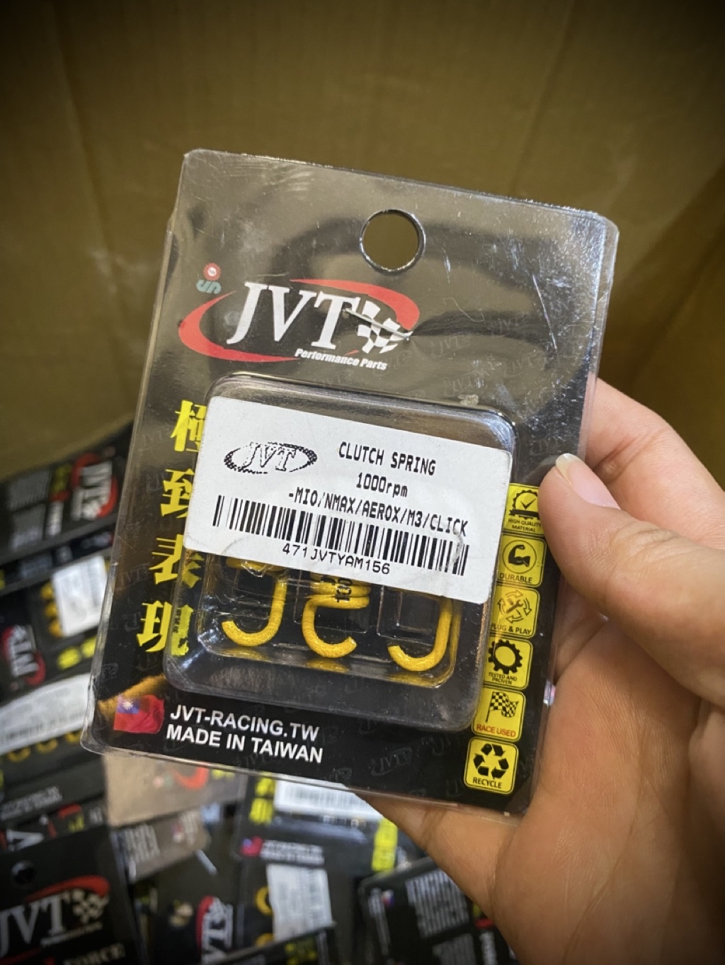 Jvt Clutch Spring 1000rpm/1200rpm/1500rpm (Mio,Click,PCX,ADV,M3,Aerox ...
