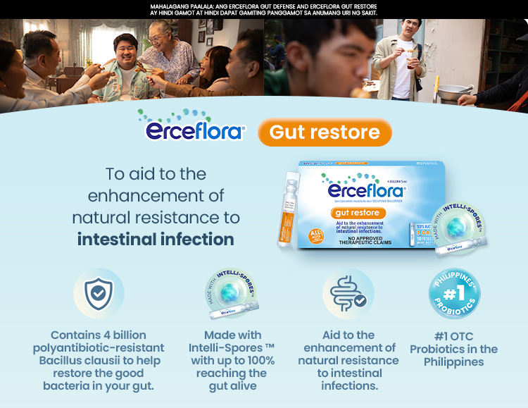 Erceflora Gut Restore Probiotic Gut Balance Supplement For Kids ...