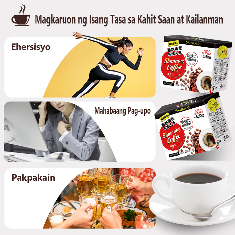 100% Original Japan Slimming Coffee SAUSANDO Coffee Strong Version ...