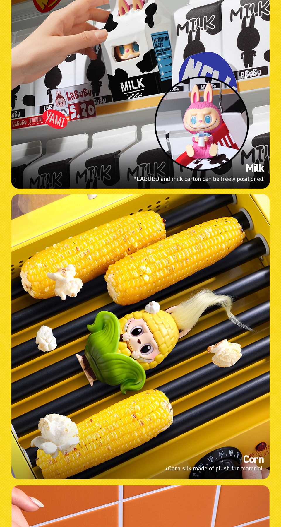 POP MART Labubu Wacky Mart Blind Box – 1pc Food-Themed Mystery Figure ...