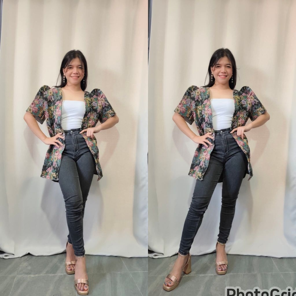 CLEOFE ELEGANT FILIPINIANA COAT/ BLAZERS Freesize Fit S-L/ Brocade Fabric | Shopee Philippines