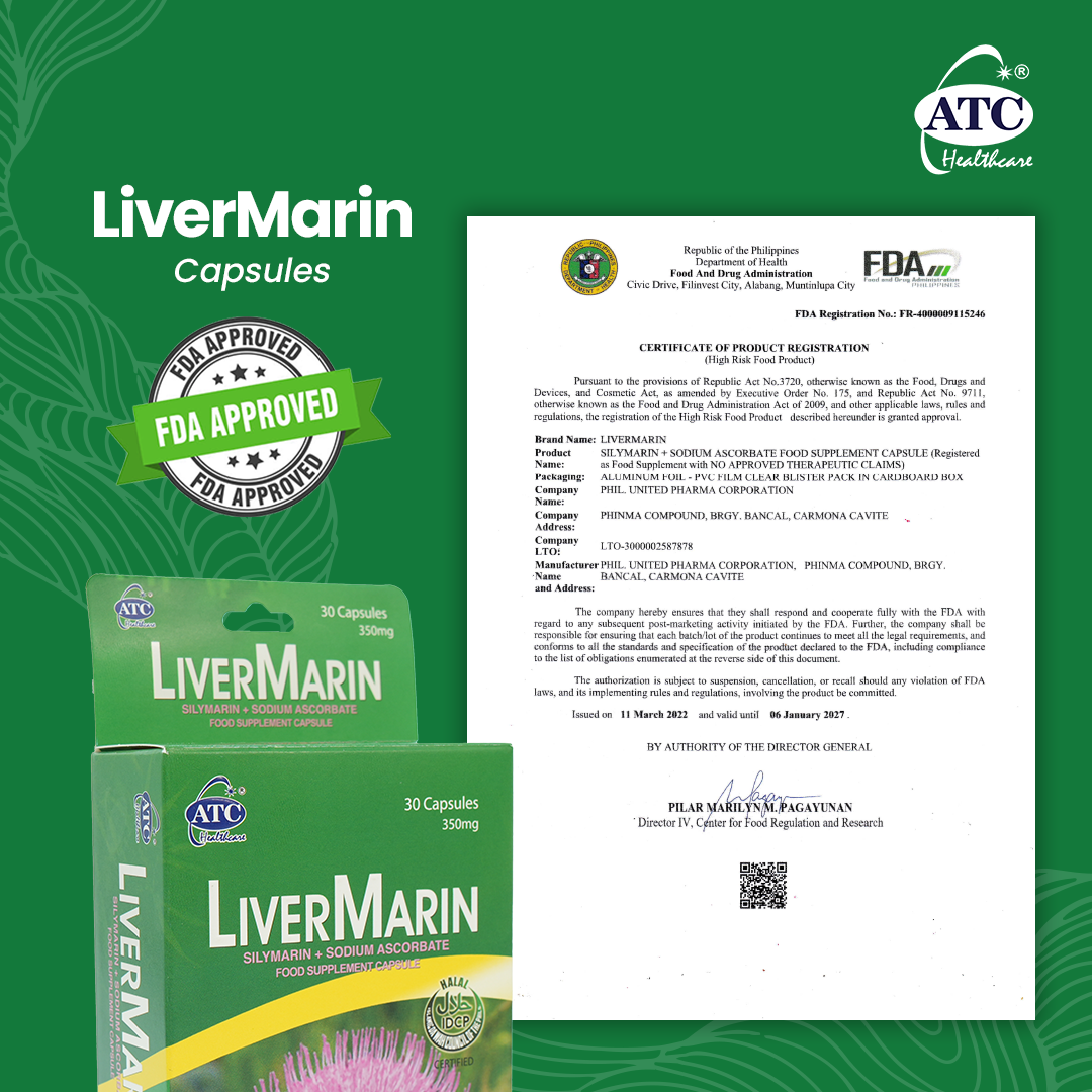 ATC LiverMarin 30's Liver Health Cleansing Body Care Staying Up Late ...