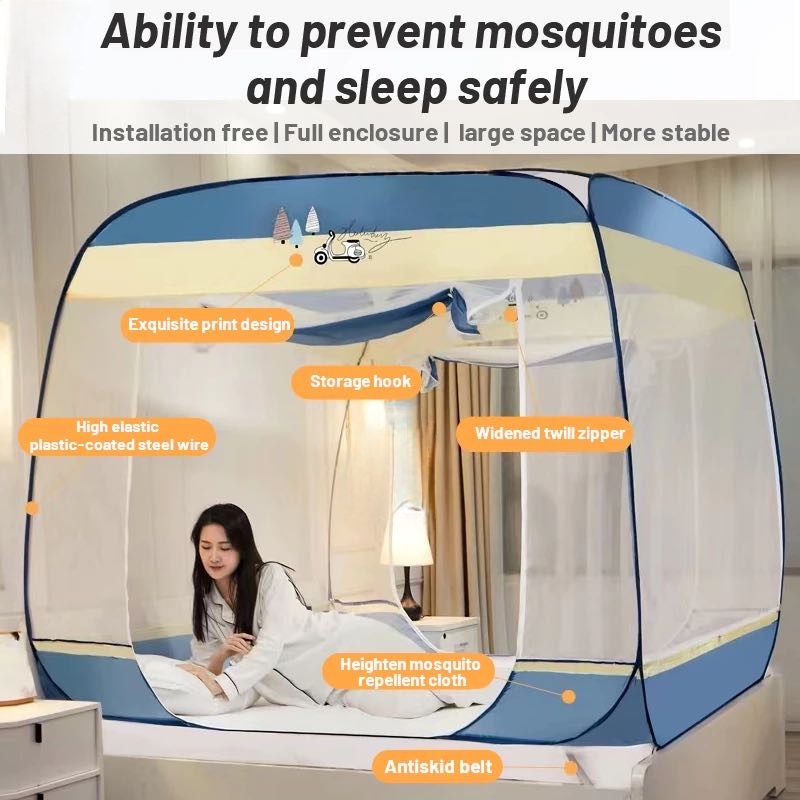 Mosquito net Tent Mosquito net kulambo No-Installation Foldable tent ...