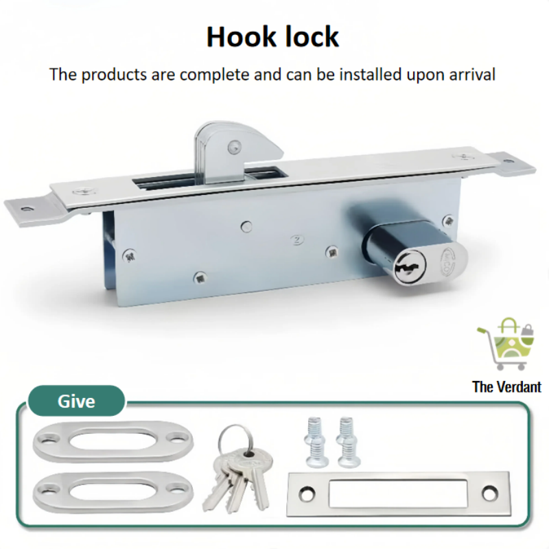 Sliding Door Hook Lock | Aluminum Alloy Sliding Door Lock Set | Double ...
