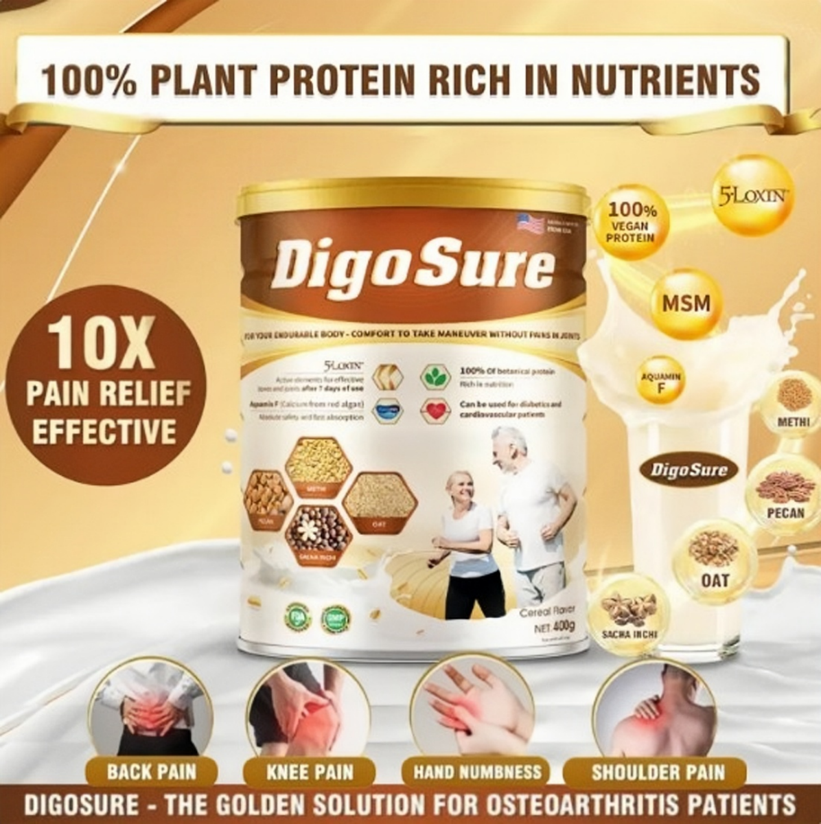 Digosure Milk Original For Bone &Joint Pain Knee Pain Back Pain ...