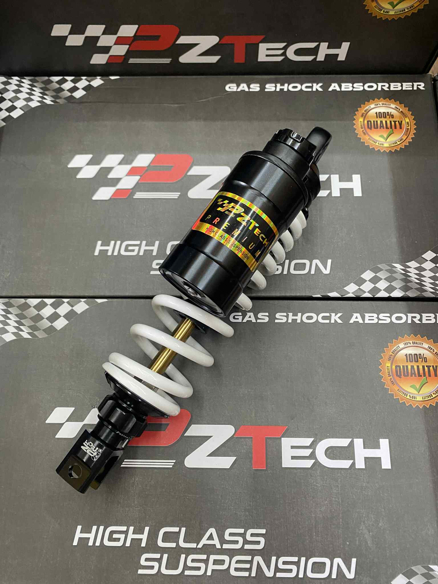 PZTECH REAR SHOCK G2 SERIES ADJUSTABLE COMPRESSION MIO / BEAT/ CLICK ...