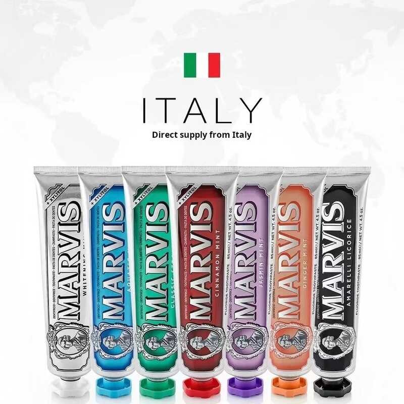 Marvis Mint toothpaste Freshen breath Whiten teeth Remove stones Remove ...