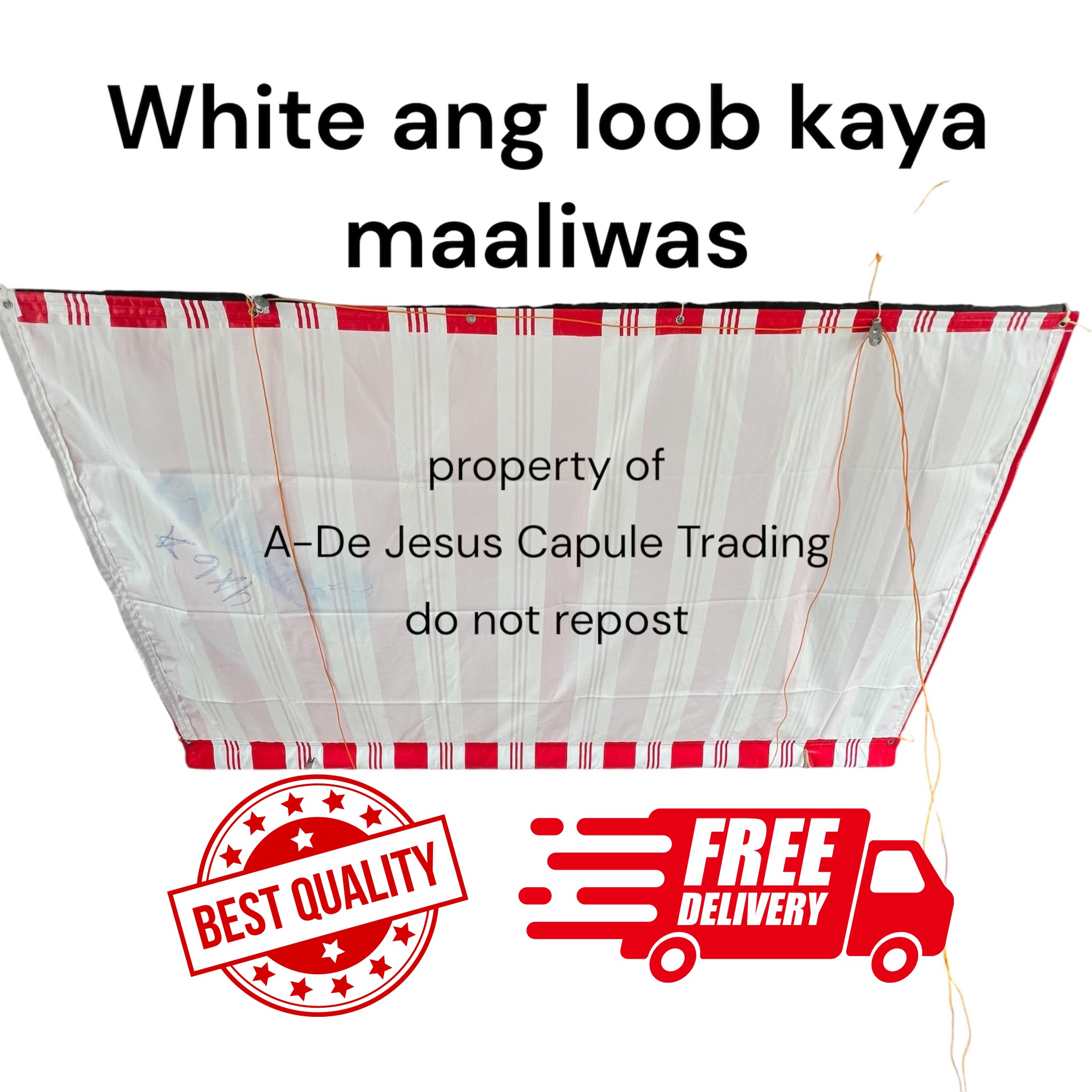 (𝟔𝐱𝟔 𝐟𝐞𝐞𝐭) 𝐒𝟒𝟎𝟎 𝐒𝐓𝐑𝐈𝐏𝐄𝐒 𝐓𝐑𝐀𝐏𝐀𝐋 𝐋𝐎𝐍𝐀 𝐑𝐎𝐋𝐋-𝐔𝐏 𝐒𝐭𝐫𝐢𝐩𝐞 𝐀𝐰𝐧𝐢𝐧𝐠 𝐓𝐚𝐫𝐩𝐚𝐮𝐥𝐢𝐧 𝐏𝐕𝐂 ...