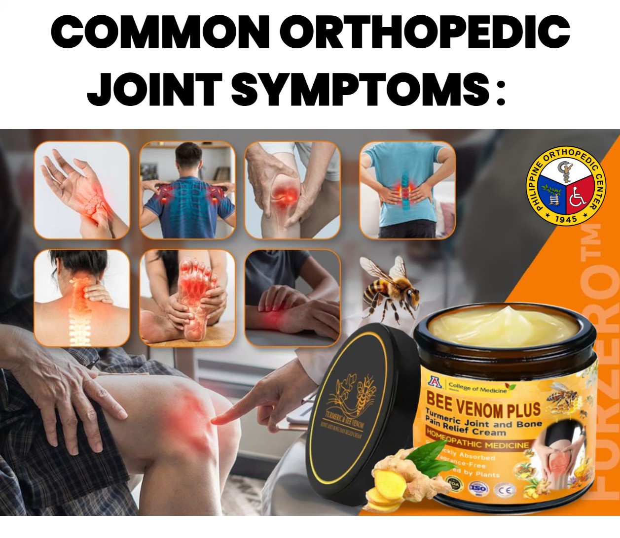 Bee Venom Plus 30g – Soothes Joint Stiffness & Leg Pain, Helps Support ...