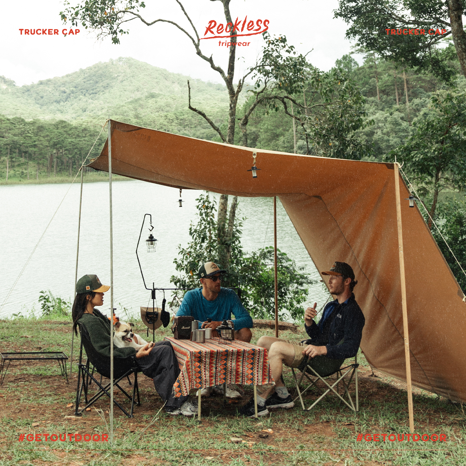 Reckless Tripwear Cap - Strand Cap - Cotton Khaki Fabric, Breathable ...