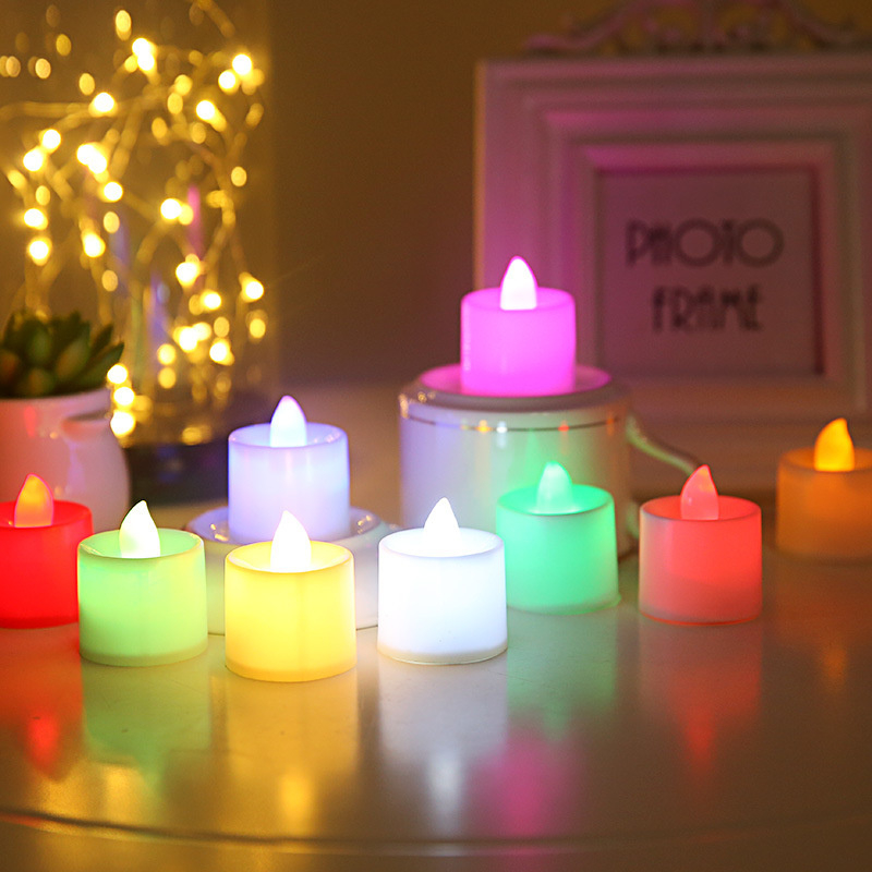10PCS LED Candle Light Romantic Wax Wedding Candlelight Wedding ...