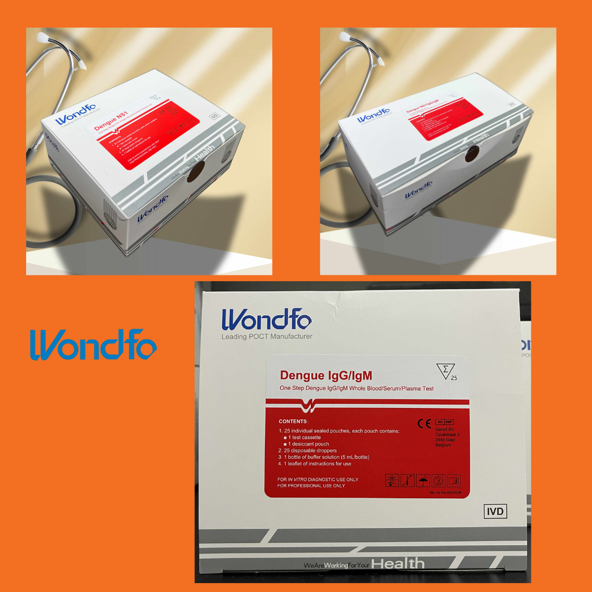 Wondfo Dengue Duo / igg/igm / Ns1 | Shopee Philippines