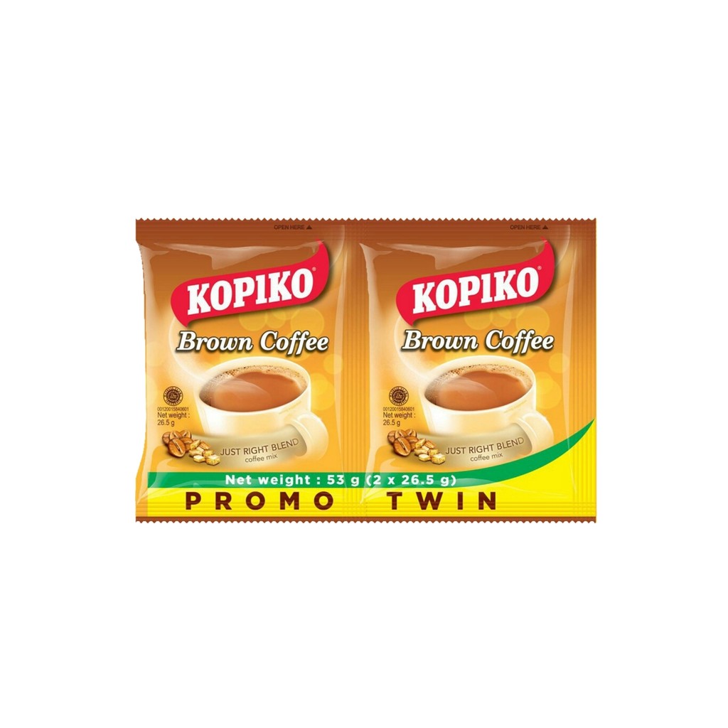 Kopiko Brown - Twin Pack 3-in-1 Coffee Mix (53g x 10 Sachets) | Shopee ...