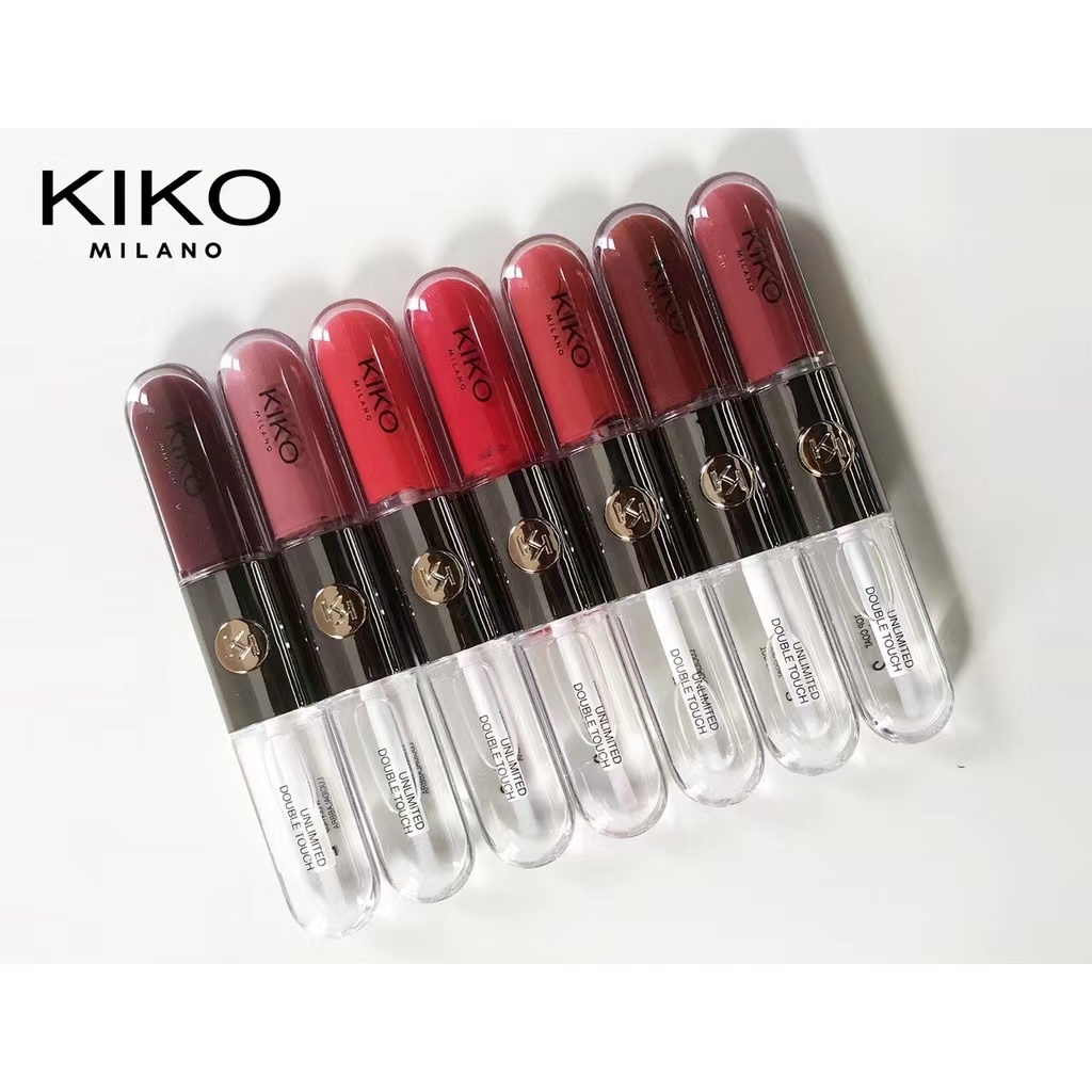 Kiko Milano Liquid Lip Gloss 6ml Unlimited Double Touch Lipstick long ...