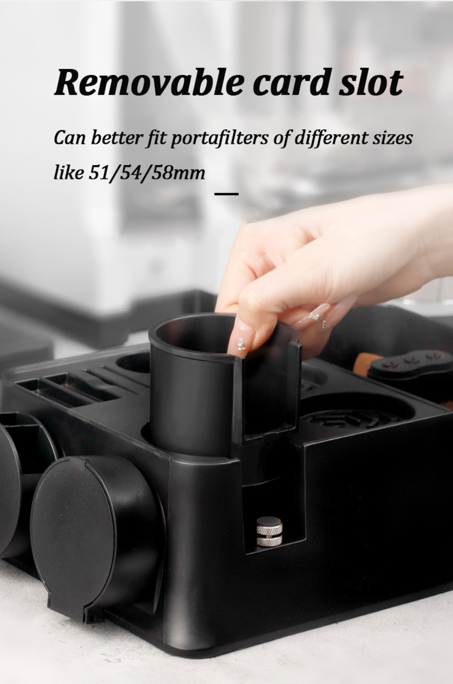 Emory New Design Luxury ABS Multifunction Portafilter Coffee Tamping ...