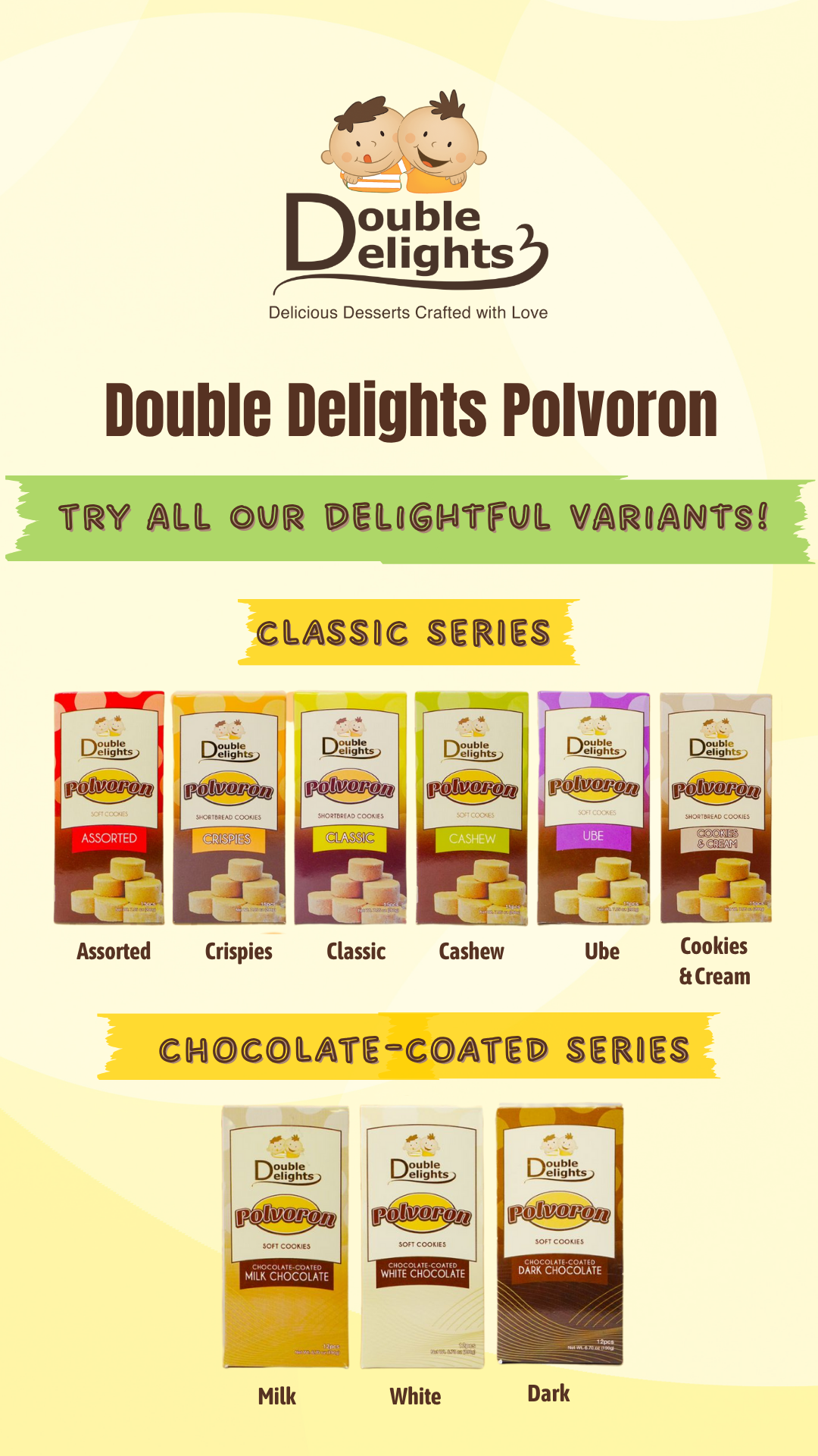 DARK CHOCOLATE Coated Polvoron by Double Delights | Shopee Philippines