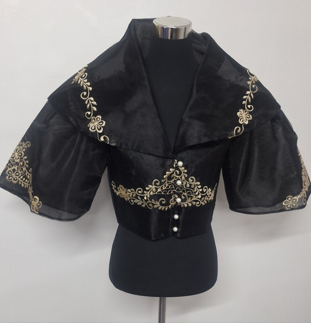 Maria clara top Filipiniana emboirdery traditional wear organza ...