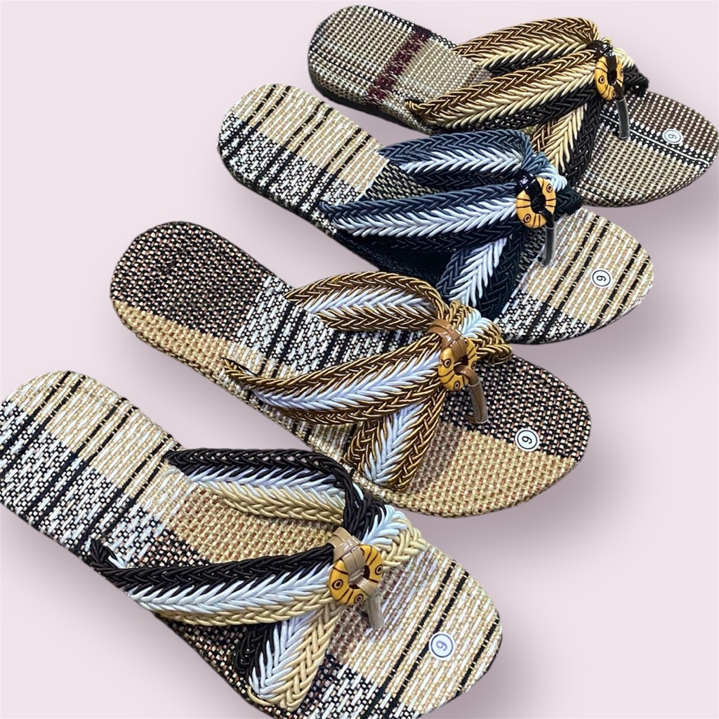 Sas Boho Native Slippers With Wood Beads High Quality Unique Material ...