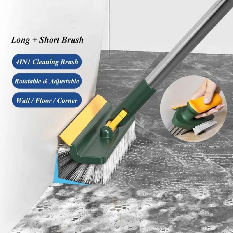 4in1 Long Handle Washing Windows Crevice Cleaning Brush Cleaning Brush ...