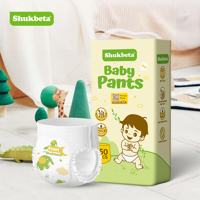 Natural Pull-Up Pants All-New Upgraded U-Shaped Diaper Pack of Baby ...