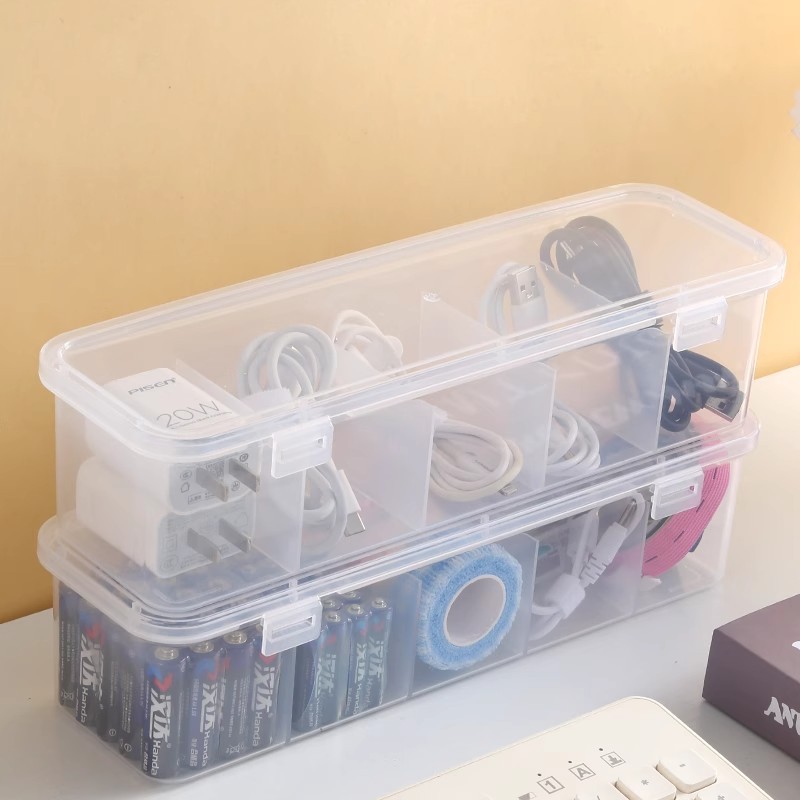 Multi-function Data Cable Storage Box Organizer Desktop Organizer ...
