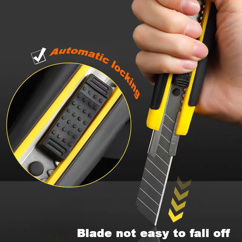 Retractable Utility Cutter Knife Set Heavy duty Cutter Utility Blade ...