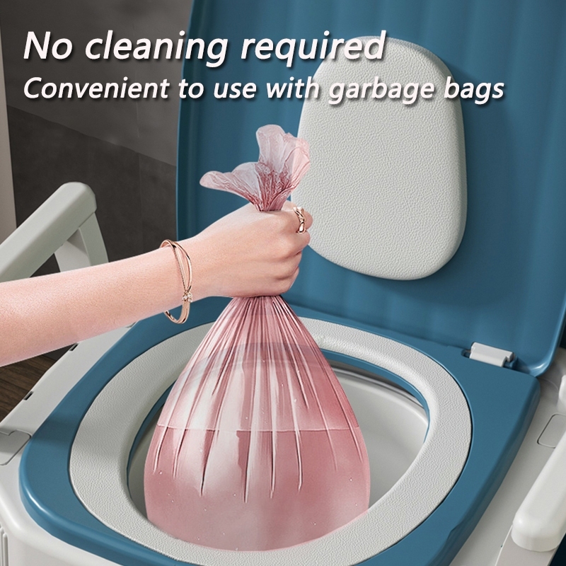 Living 【Upgraded 】Portable Toilet Bowl Arinola For Adult Soft Pad ...