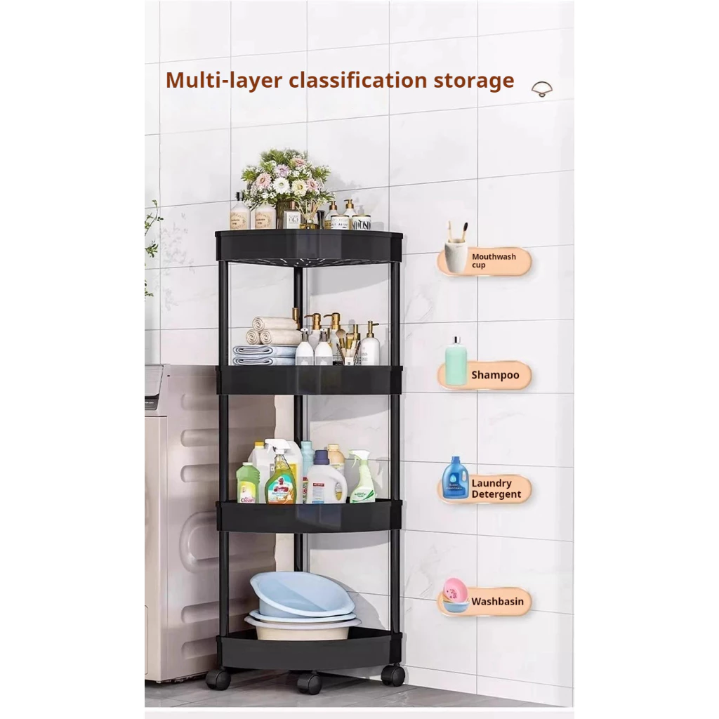 Triangular Storage Rack Bathroom Organizer Bathroom storage cabinet ...