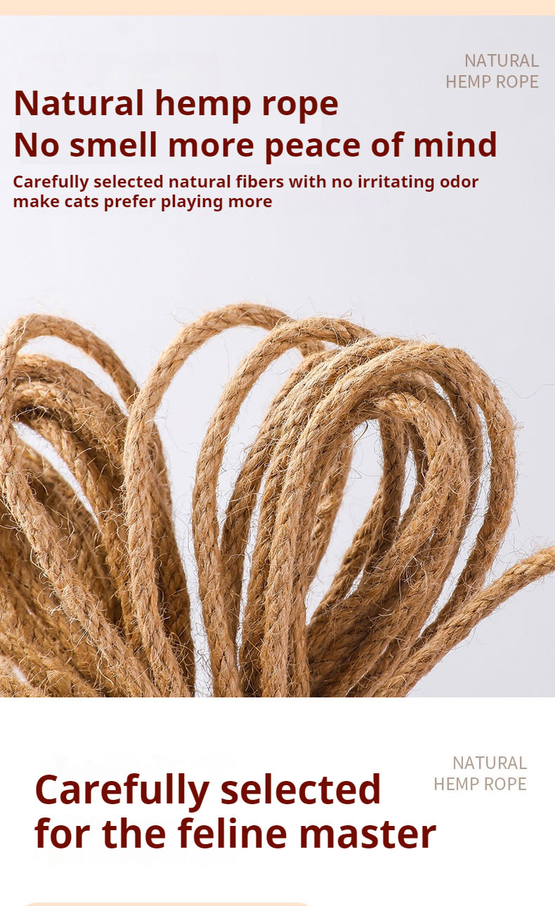 10M Natural strong sisal rope DIY cat scratch rope for cat scratching ...