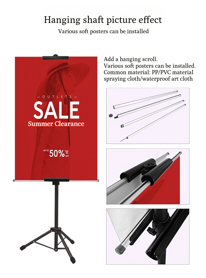 Double sided Board Banner backdrop stand KT Pedestal Stand Poster ...
