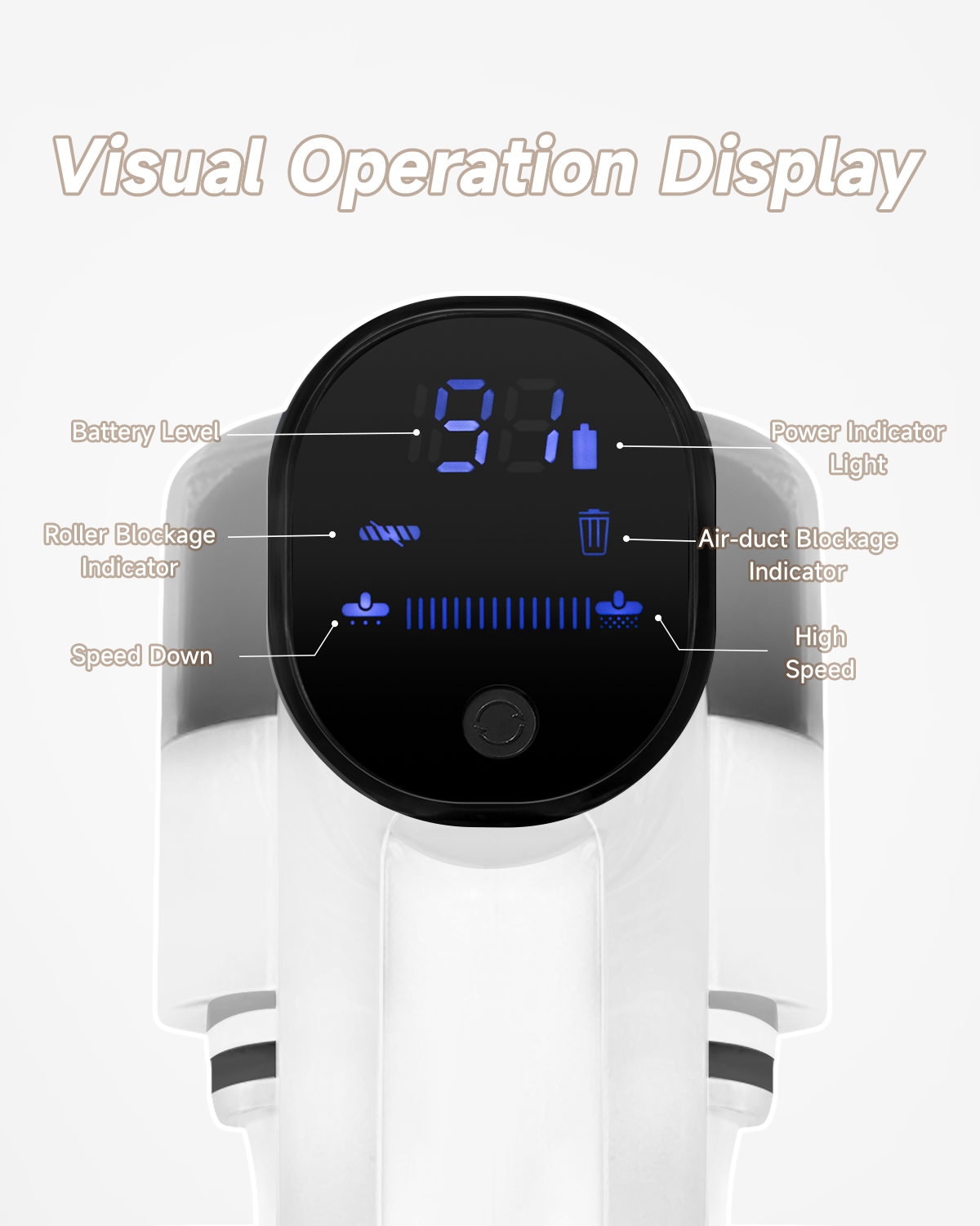 BOMIDI Airwave A1 Cordless Vacuum Cleaner Touch Screen Control Self ...