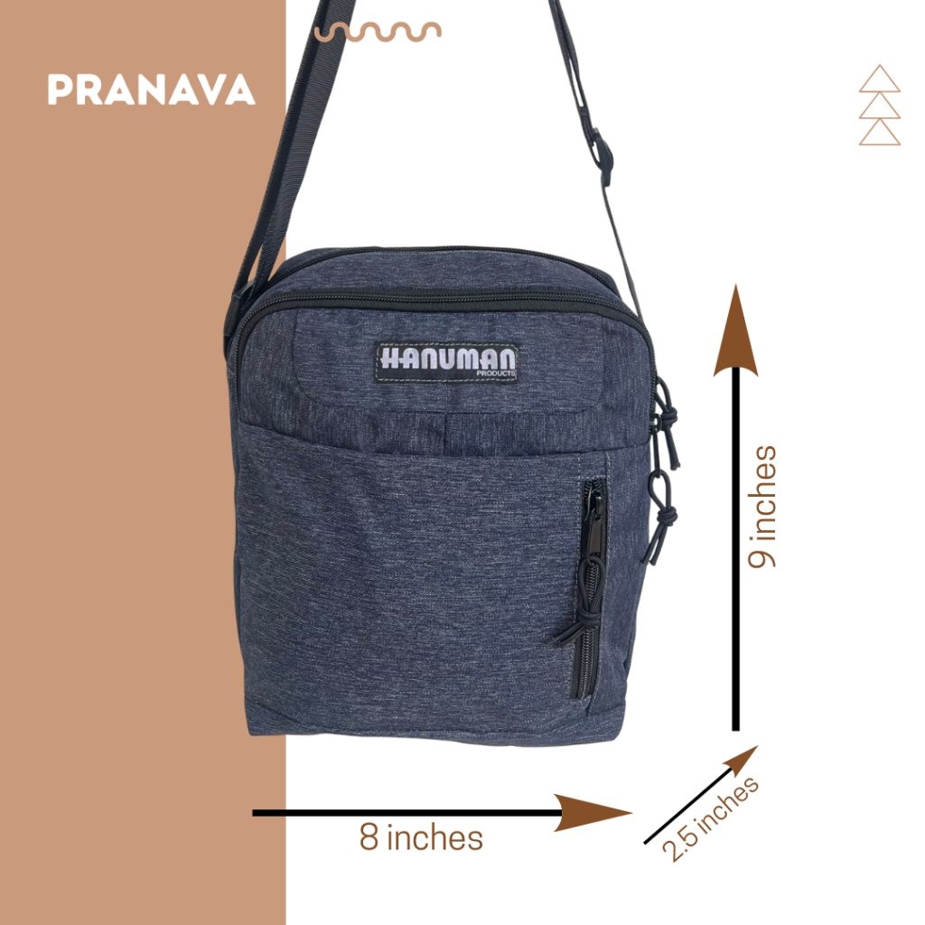 Hanuman Sling Crossbody Shoulder bag Heavy-duty Compact Durable ...
