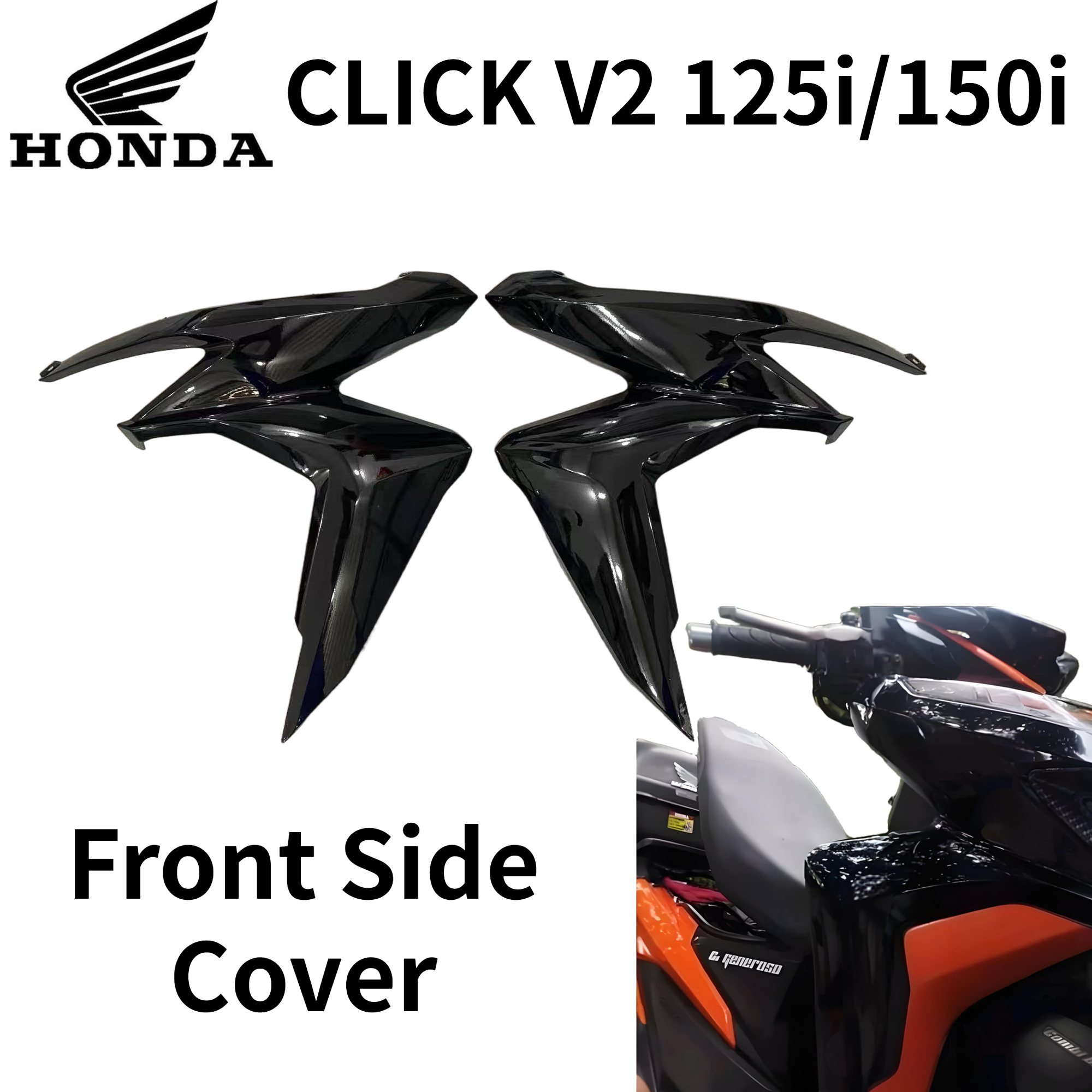 COD HONDA CLICK V2 125i/150i Front Side Cover Fairings 1 Set ...