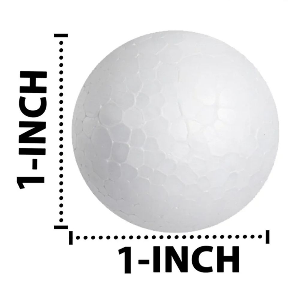 Styro Foam Ball 1 inch ( pack of 10 ) | Shopee Philippines