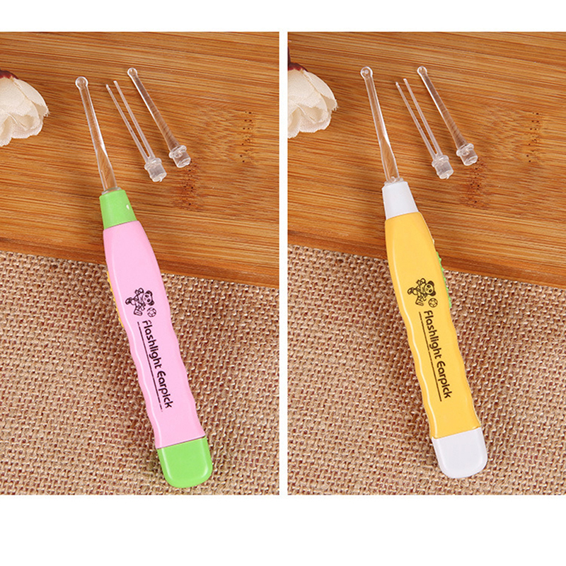 Professional LED Light Flashlight Ear Spoon Ear Pick Tool for Ear Wax ...