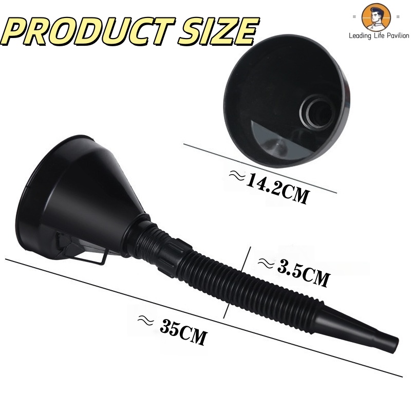 Large Fuel Funnel With Filter, Designed For Gasoline, Engine Oil, Fuel ...