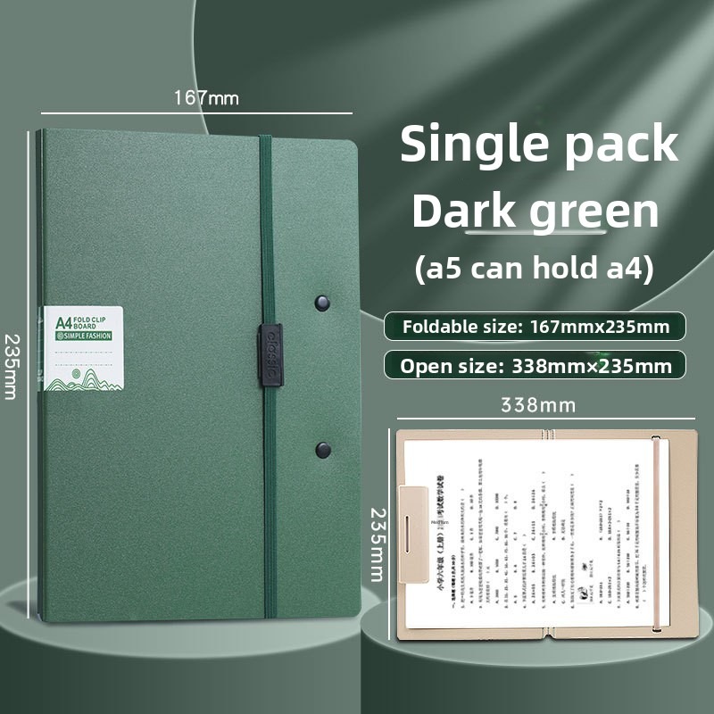 A5 Foldable Folder A4 To A5 Folding Board Folders File Test Paper ...