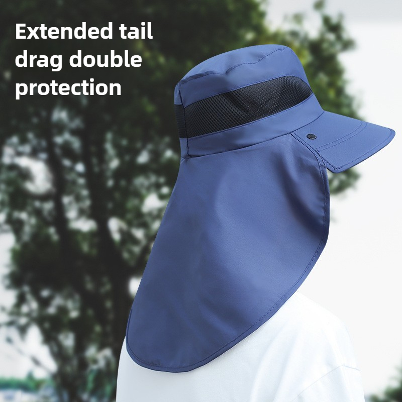 Wholesale/New Sun Protection Hat for Men with Face Cover UV Outdoor ...