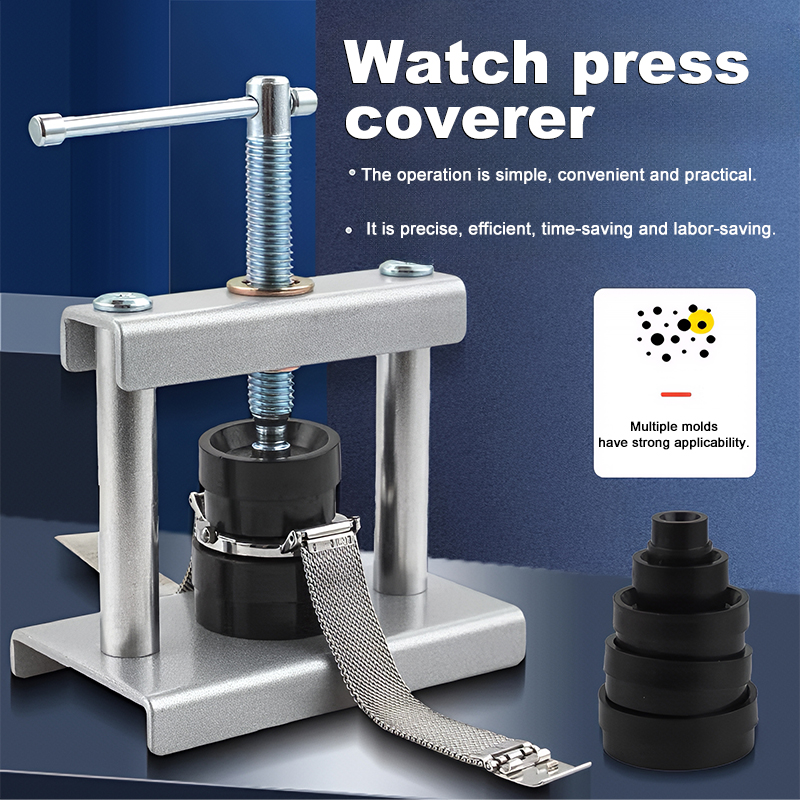 12/18PCS Professional Watch Press Tool Set Watch Back Case Presser ...