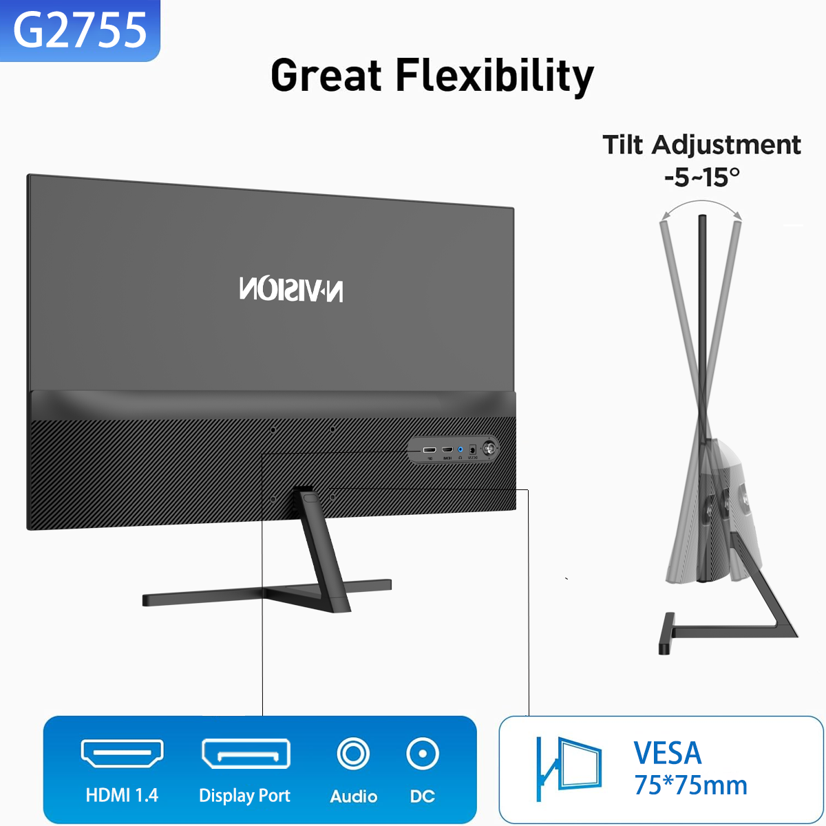 Nvision 24 27 Inch 144HZ IPS Monitor FHD 1ms Framless Flat Gaming ...