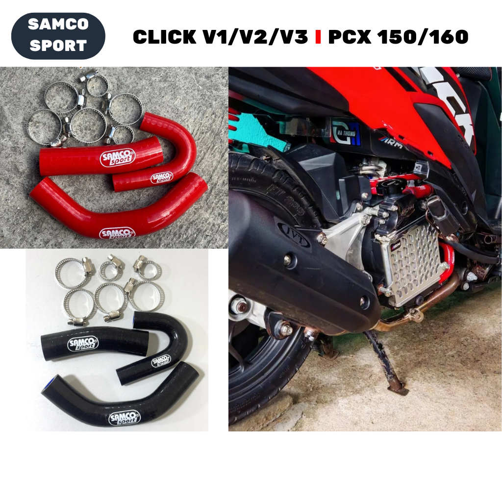 SAMCO Radiator Hose For NMAX / AEROX V1 V2 / CLICK / PCX / RAIDER 150 ...