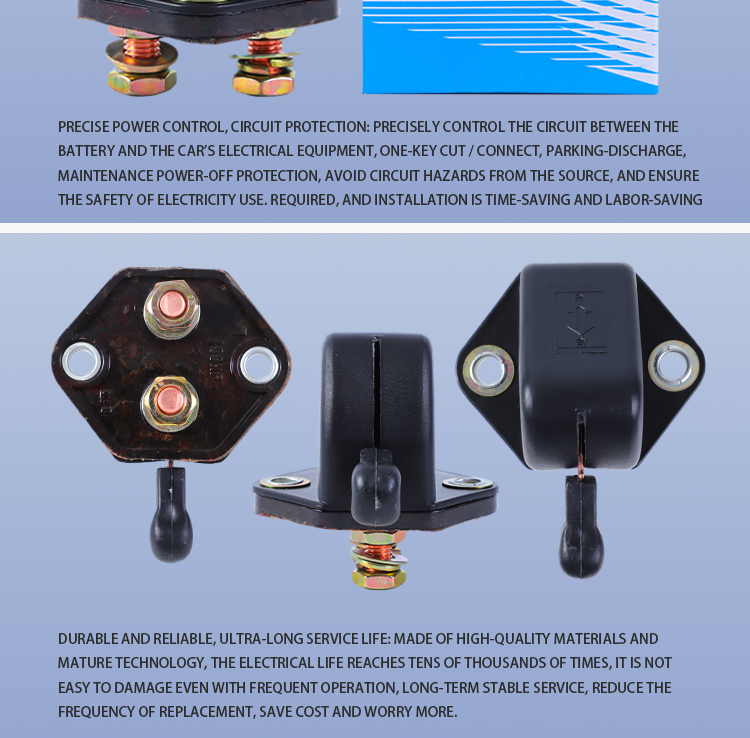 Car Main Battery Disconnect Switch JK561 24V 12V Truck Battery isolator ...