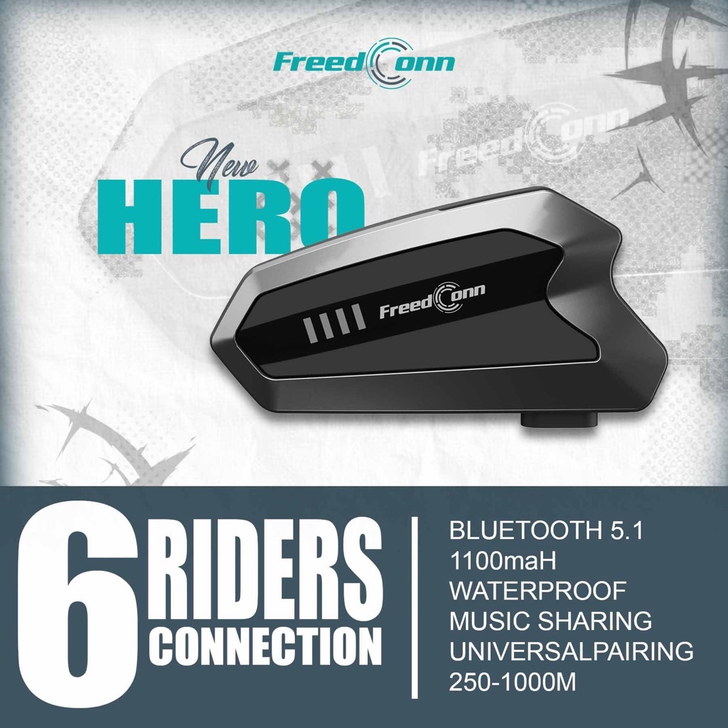 Freedconn Hero Helmet Intercom Bluetooth | Shopee Philippines