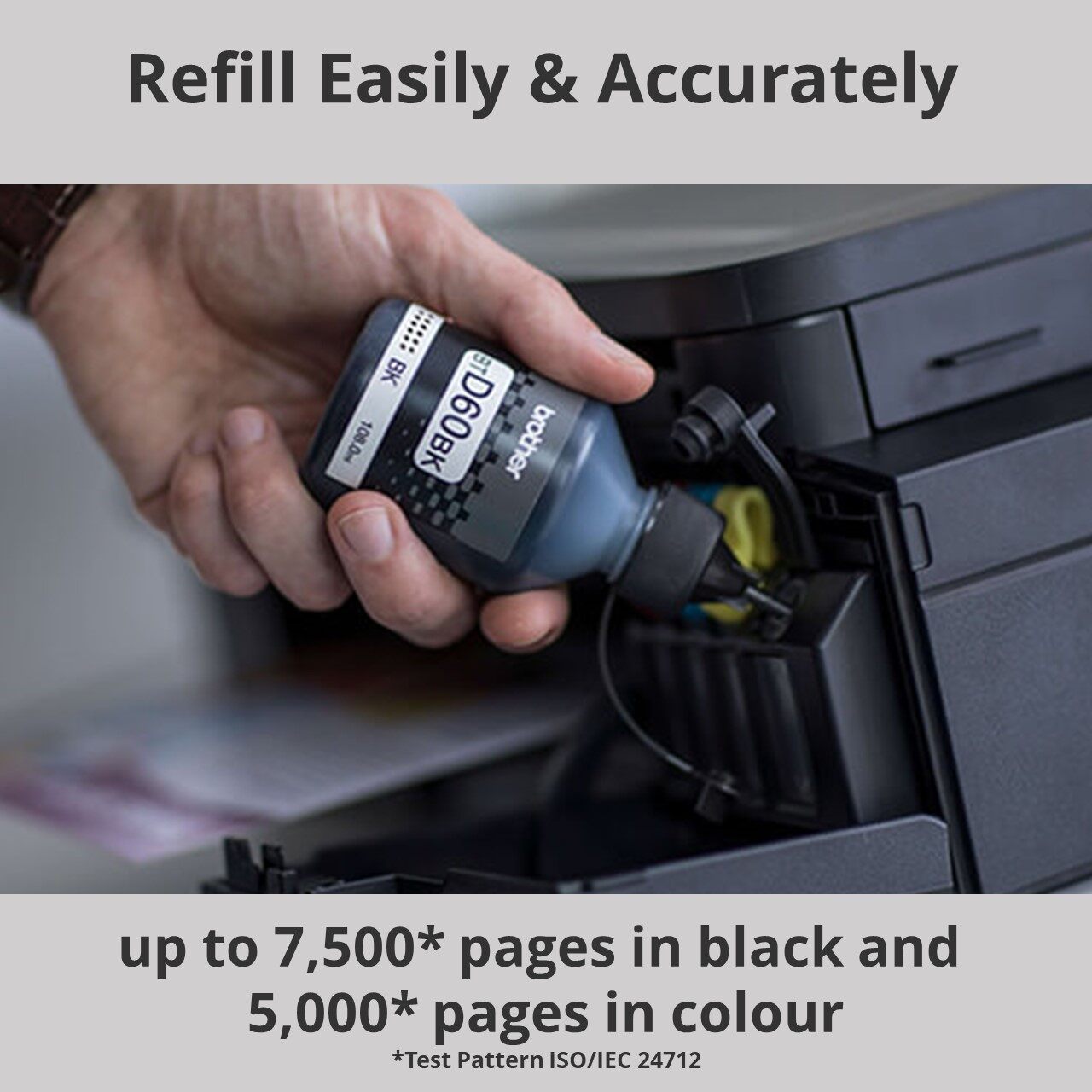 Genuine Brother BTD60BK BT5000 Ink Original DCP-T220 DCP-T310 DCP-T420W ...